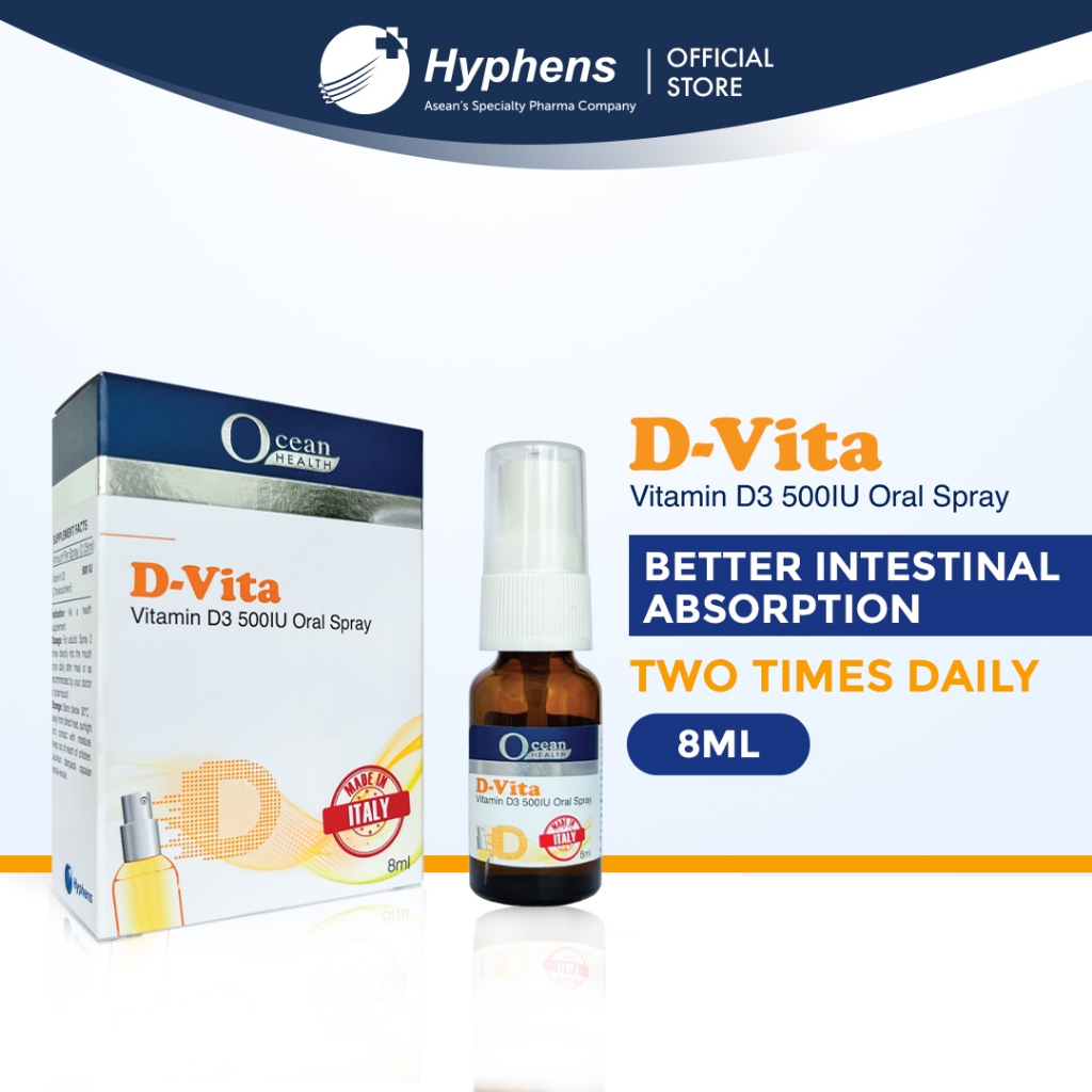 D-Vita Vitamin D3 500IU Oral Spray (8ml) | Shopee Malaysia