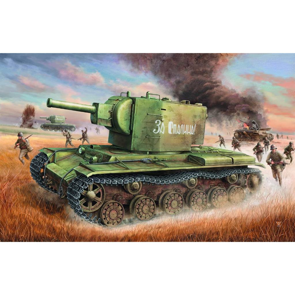 Trumpeter 1/35 00312 Russia KV-2 Tank | Shopee Malaysia