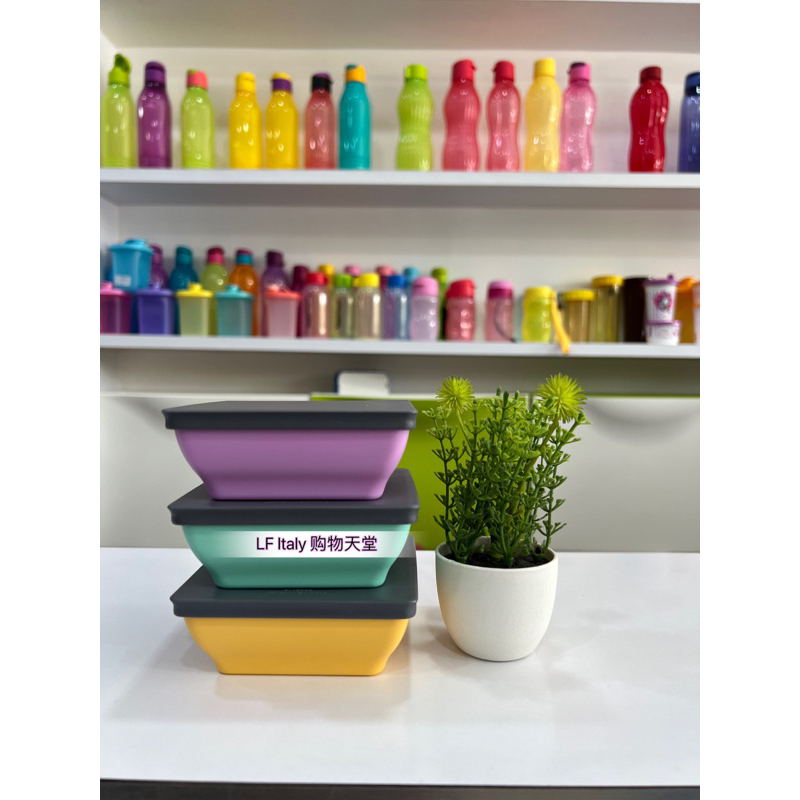 Tupperware Zen Square Small (1) 200ml | Shopee Malaysia