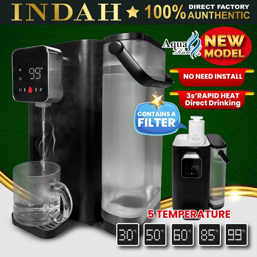 AquaRich Instant Heat Water Dispenser Adjustable Temperature Touch ...