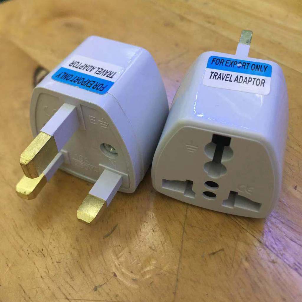 Universal Travel Adapter UK Adapter 3-Pin Universal Adapter Plug Head ...