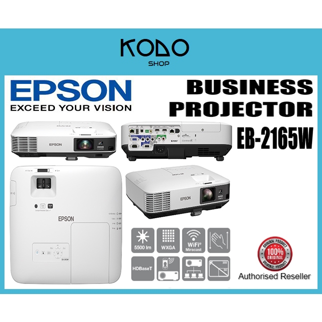 EPSON EB-2165W WXGA 3LCD PROJECTOR | Shopee Malaysia