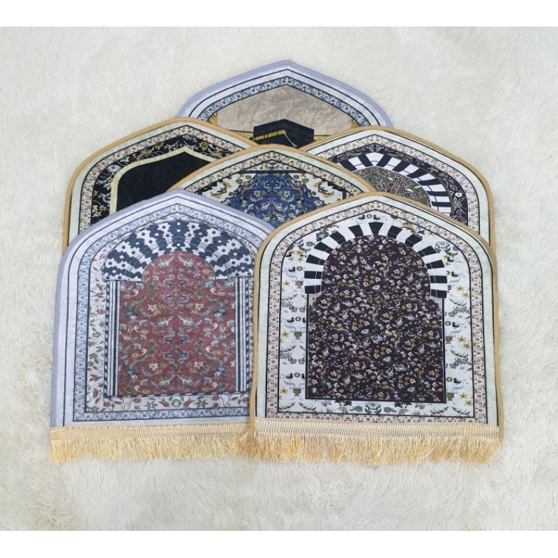 Exclusive Mini Sejadah / Random Colours / Muslim Prayer Mat / Door Gift ...