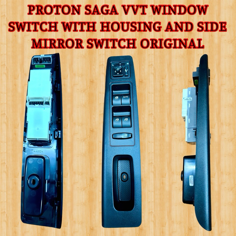PROTON SAGA VVT WINDOW SWITCH WITH HOUSING AND SIDE MIRROR SWITCH ...