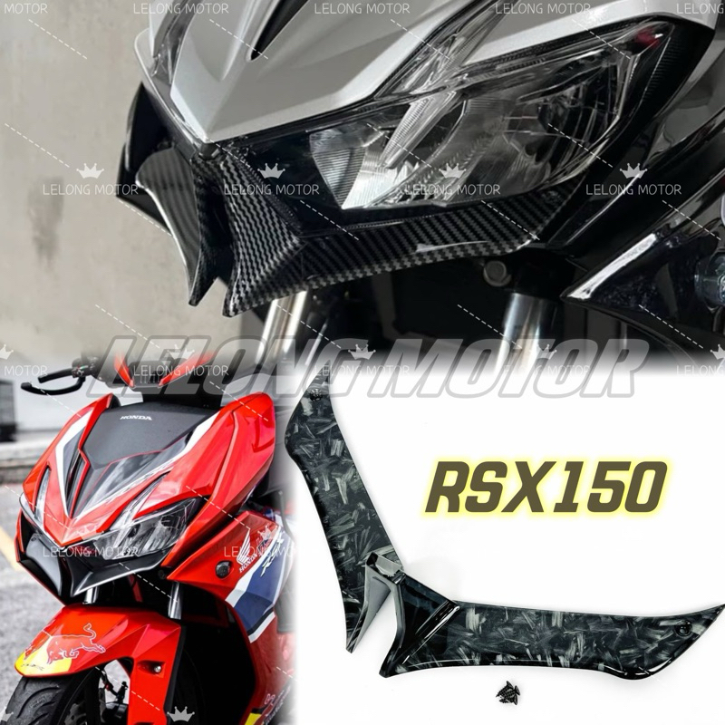 HONDA RSX150 ABS PLASTIC WINGLET WINNER X FRONT WINGLET COVER FORGED ...