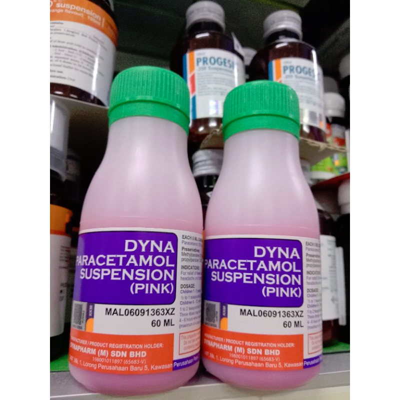 (ADA COP) DYNA PARACETAMOL SUSPENSION 100ML- 100botol | Shopee Malaysia
