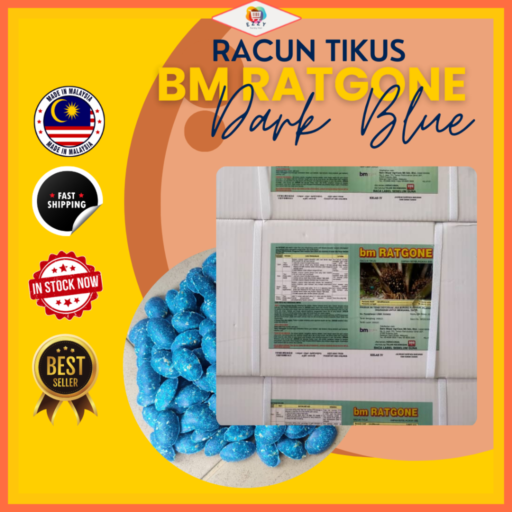 Racun tikus BM Ratgone 20kg berkesan pantas bunuh tikus merah monyet ...