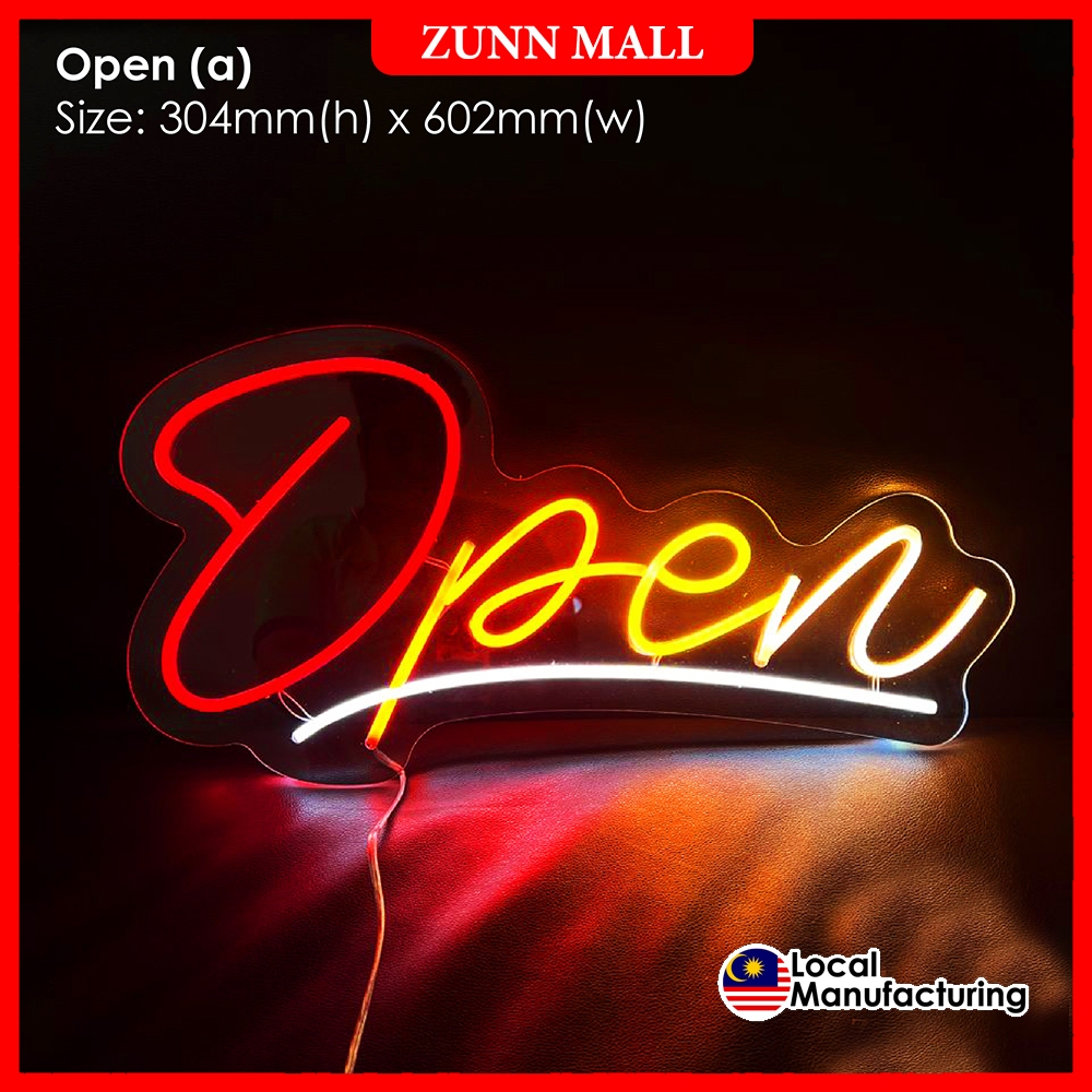 Open Now LED Neon Signage | Shopee Malaysia