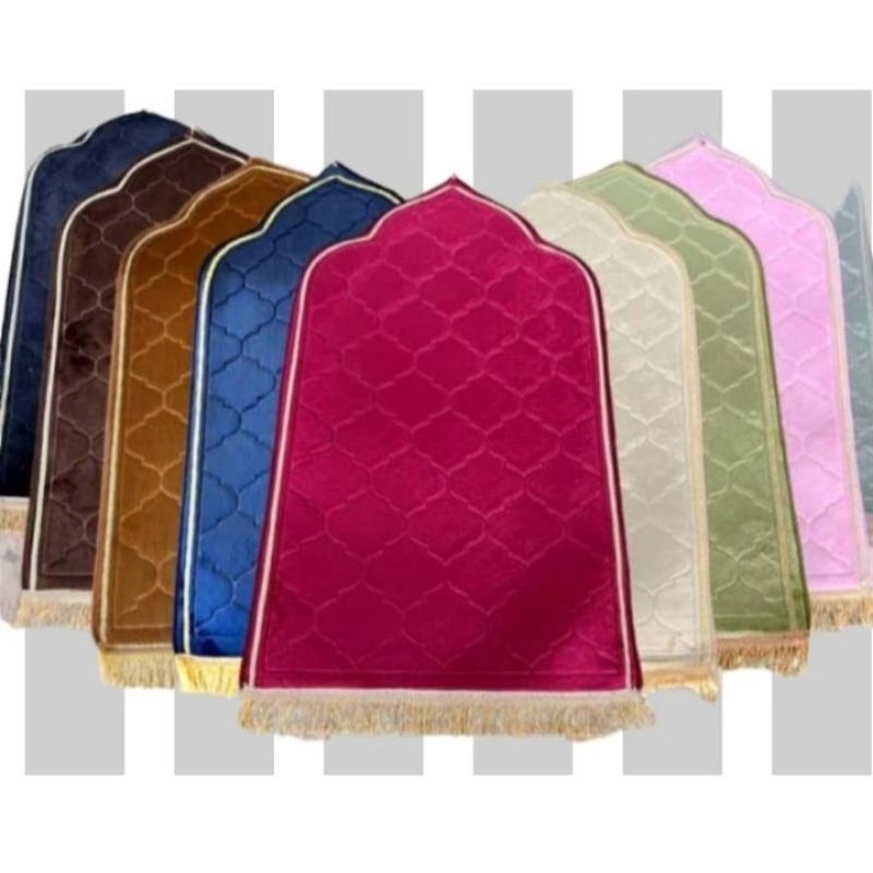 Sejadah Baldu Kubah Tebal | Shopee Malaysia