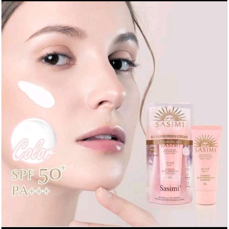 SASIMI SPF 50 UV Krim Pelindung Matahari 60G | Shopee Malaysia