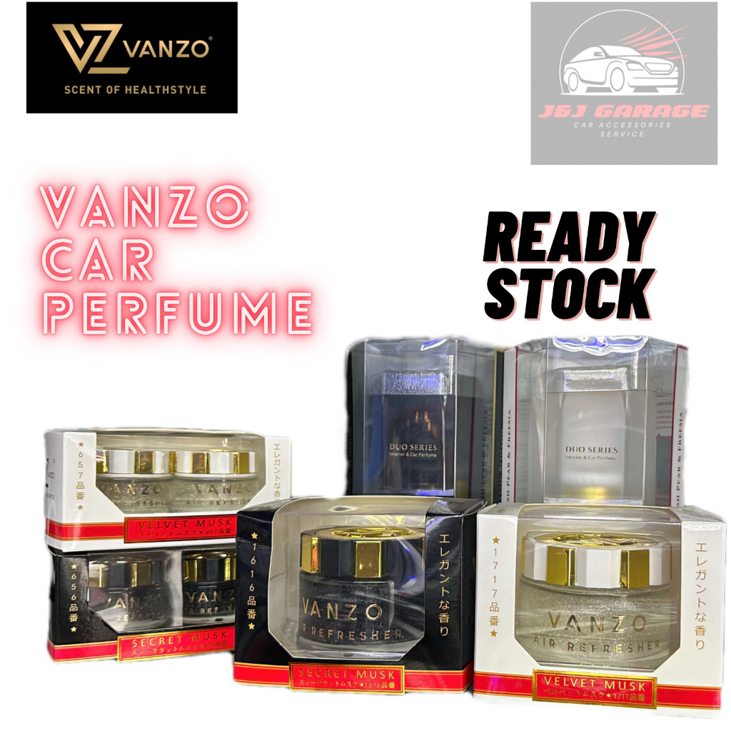 Vanzo Car Perfume Minyak Wangi Kereta 100% Origin from Japan | Shopee ...
