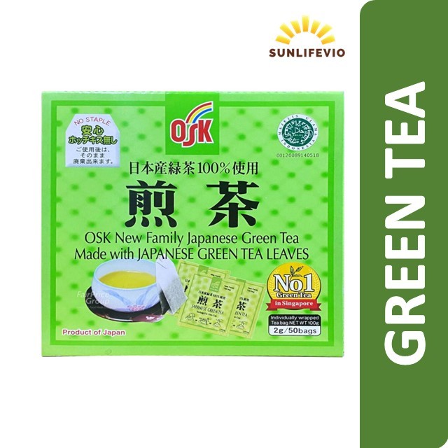 OSK New Family Japanese Green Tea/ 日本产绿茶 (煎茶) 100g | Shopee Malaysia