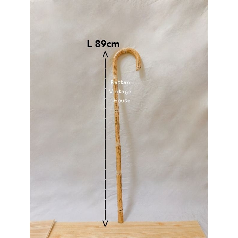 (Rattanvintage) 🔥 32-35inch Rattan Manau Stick | Tongkat | Walking ...