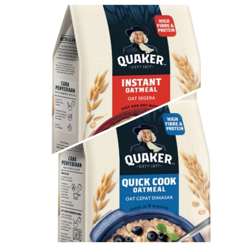 Quaker Oats Quick Cook/Instant (1.35kg) | Shopee Malaysia