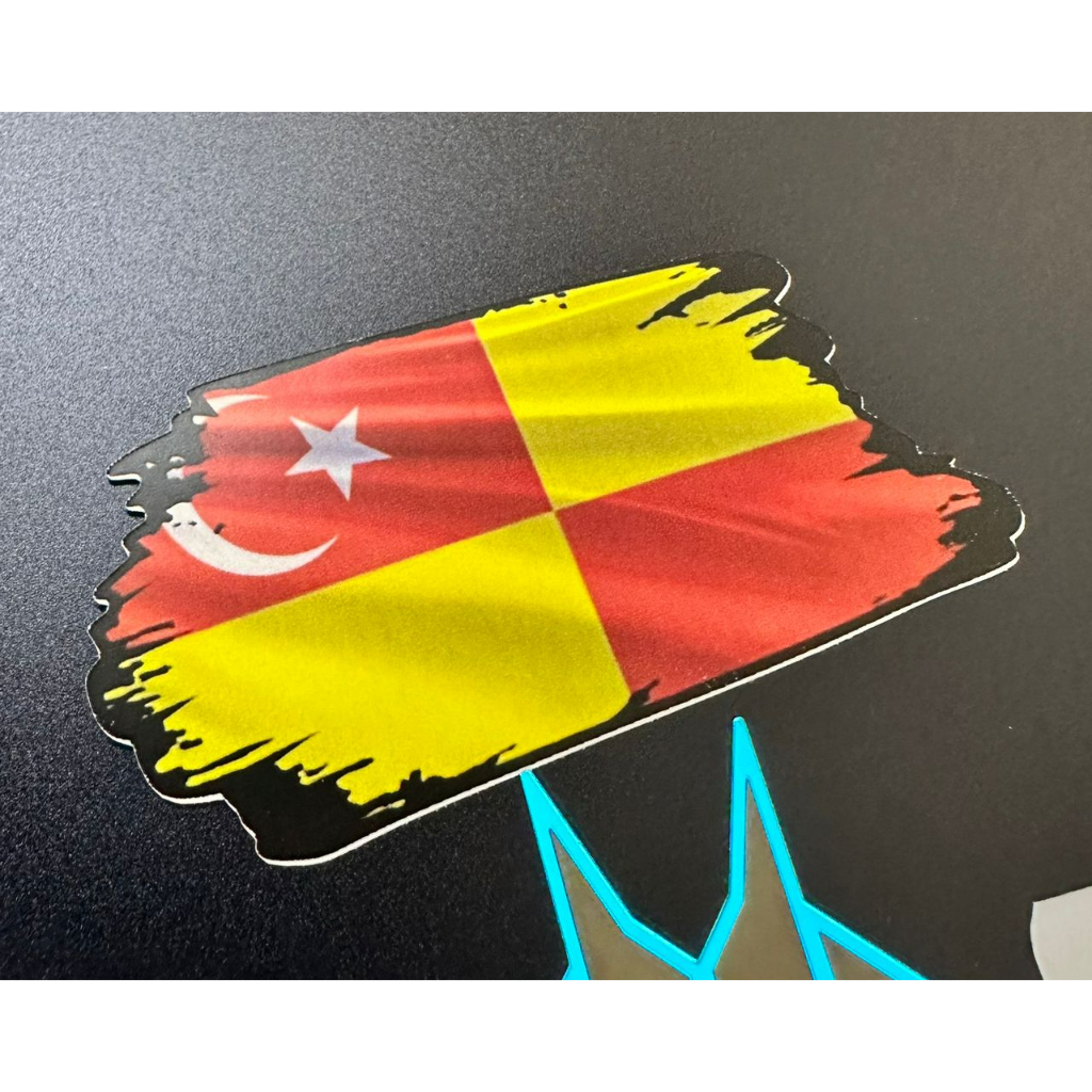Car Sticker Bendera Malaysia Sticker Flag Motor Sticker Negeri ...