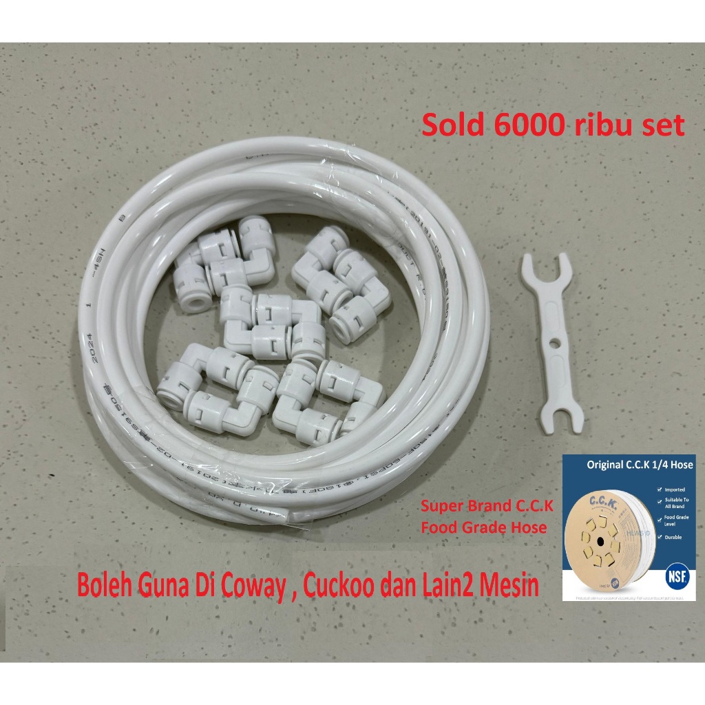 Food Grade 1/4 ELBOW Package Elbow Tube Cuckoo/Coway/Yamada/DR Amsyar ...