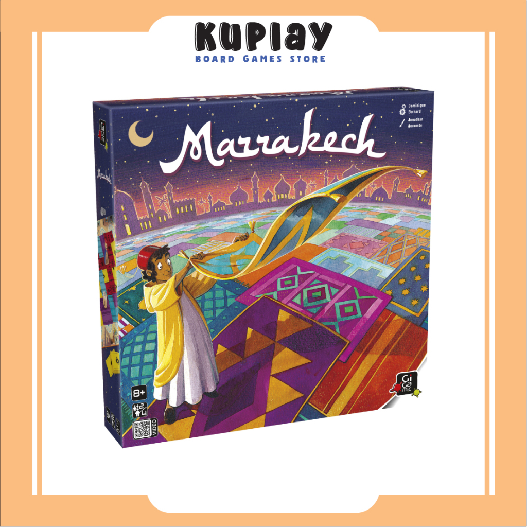Marrakech board game (Original) Tile-Placement | Made by Gigamic ...