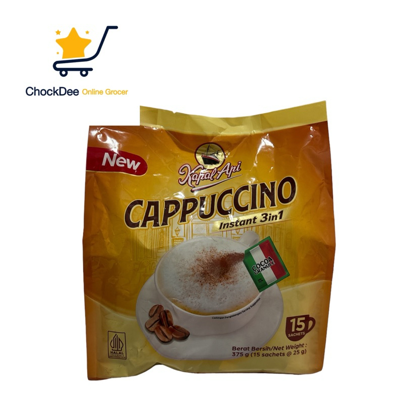 Kapal Api Cappuccino Instant 3 in 1 375G x 15’S | Shopee Malaysia