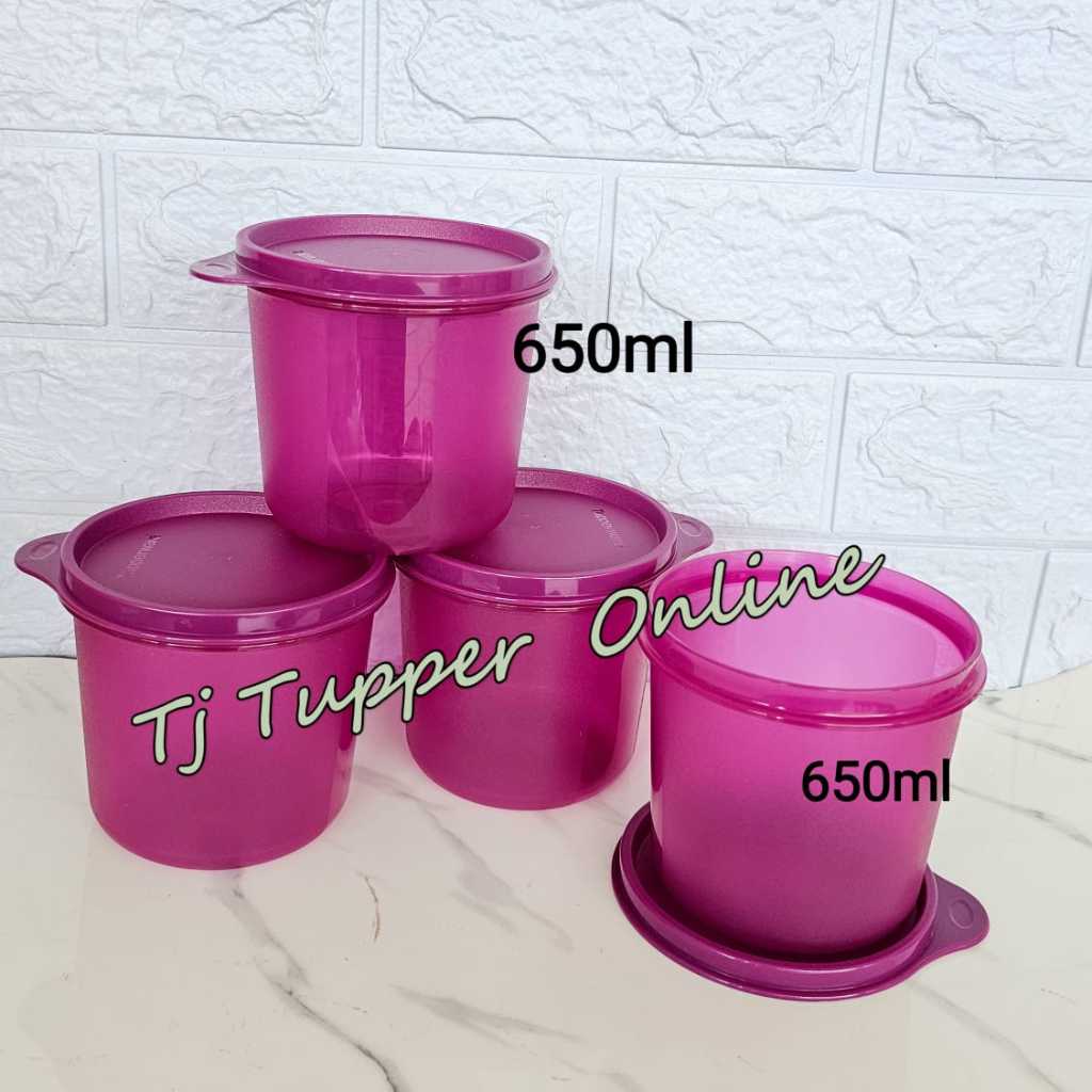 Tupperware Snack N All (4 PCS) 650ml - Purple | Shopee Malaysia