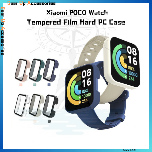 Xiaomi POCO Watch Case 2in1 Full Protect Screen Protect Cover PC Hard ...