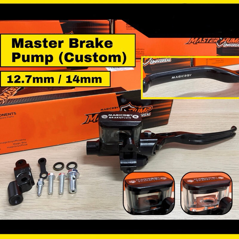 MAGIC BOY MASTER PUMP 12.7MM 14MM PUMP ATAS BRAKE PAM ATAS HAND BRAKE ...