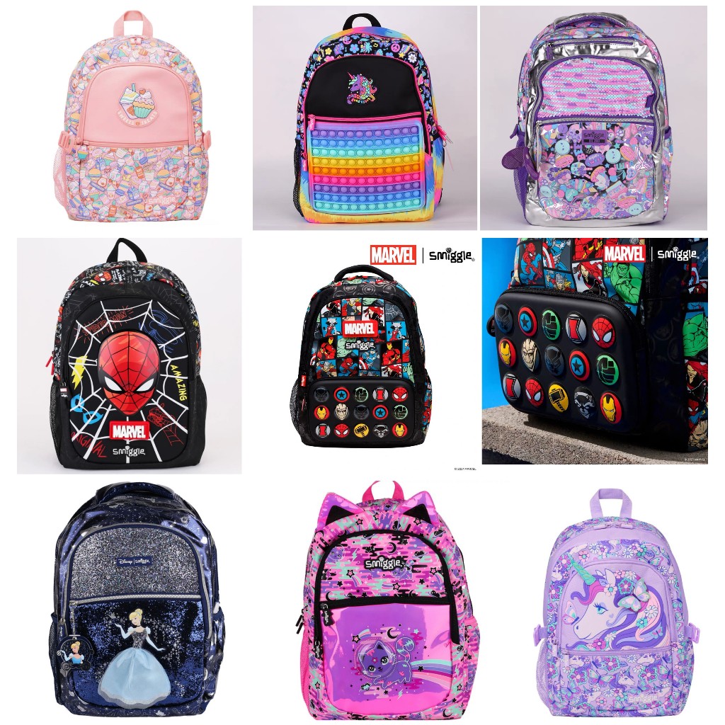 Smiggle Primary Backpack Children School Bag Beg Sekolah Kanak-Kanak ...