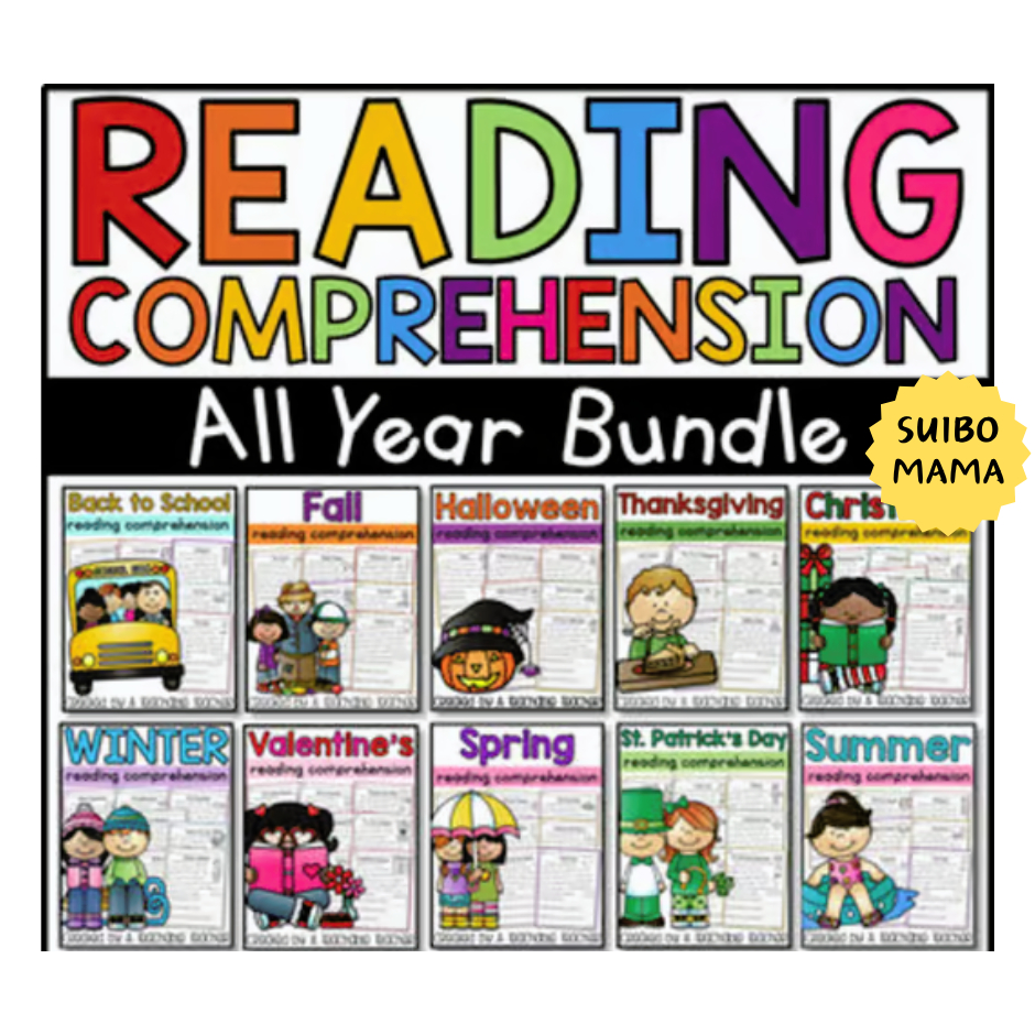 A580 – [PDF] Reading Comprehension Bundle 10 sets 151 pages - preschool ...