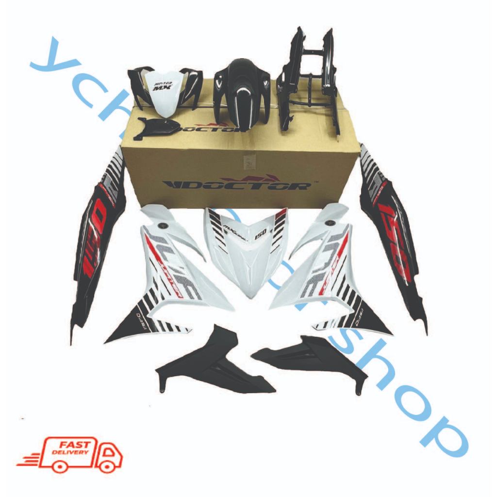 YAMAHA Y15 Y15ZR V2 Y15 V2 Y15 ZR V2 DOCTOR NEW DESIGN 2024 PURBA HITAM ...