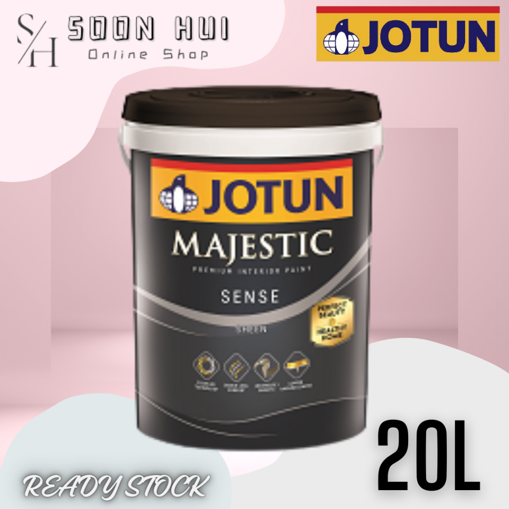 JOTUN Majestic Sense 20L /Cat Dalam Kilat /Cat Getah /Cat Rumah /Indoor ...