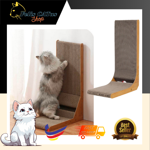[NEW] Cat Scratcher Board Cat Play Claw Free Cat Mint Bekas kacar kucing kotak | Shopee Malaysia