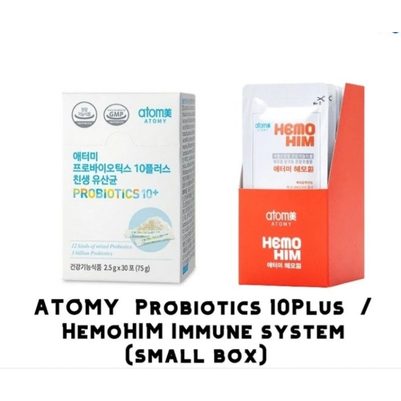 Atomy Probiotics 10+ Plus (30 packets) Korea Hemohim(10 packets) Ready ...