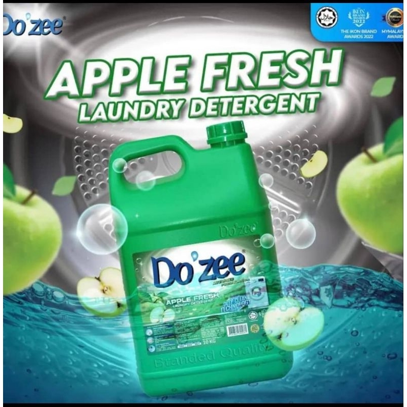 SABUN PENCUCI PAKAIAN DO'ZEE/SABUN BASUH BAJU HALAL JAKIM 10KG | Shopee ...