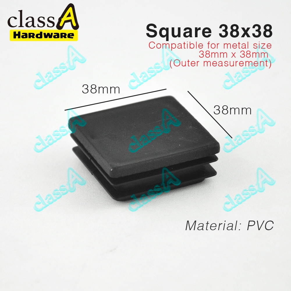 ClassAHW Square Round Rectangle Internal Rubber End Cap Cover PVC Cap ...