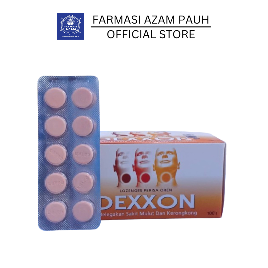 AXCEL DEXXON LOZENGES ORANGE FLAVOURED | Shopee Malaysia