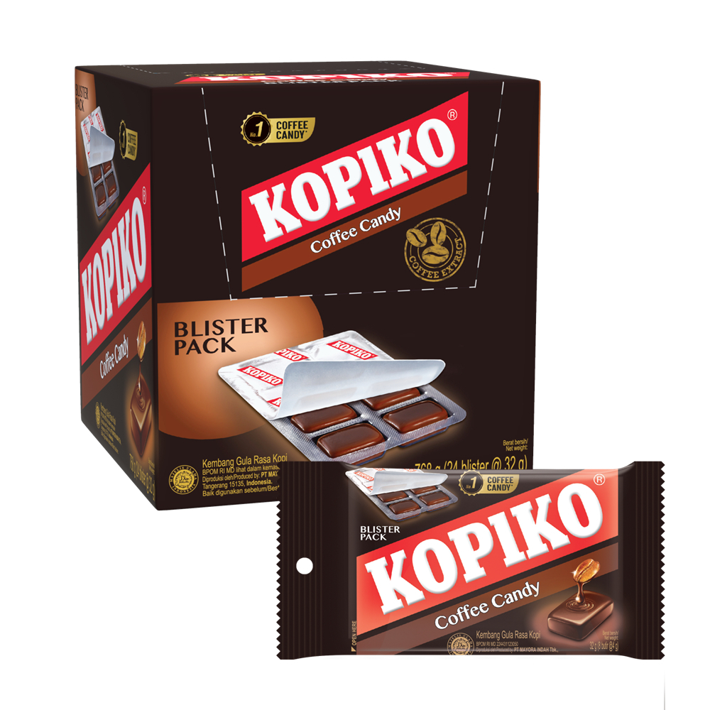 [VIRAL] KOPIKO COFFEE CANDY BLISTER PACK (24X32G) GULA BORONG HALAL ...