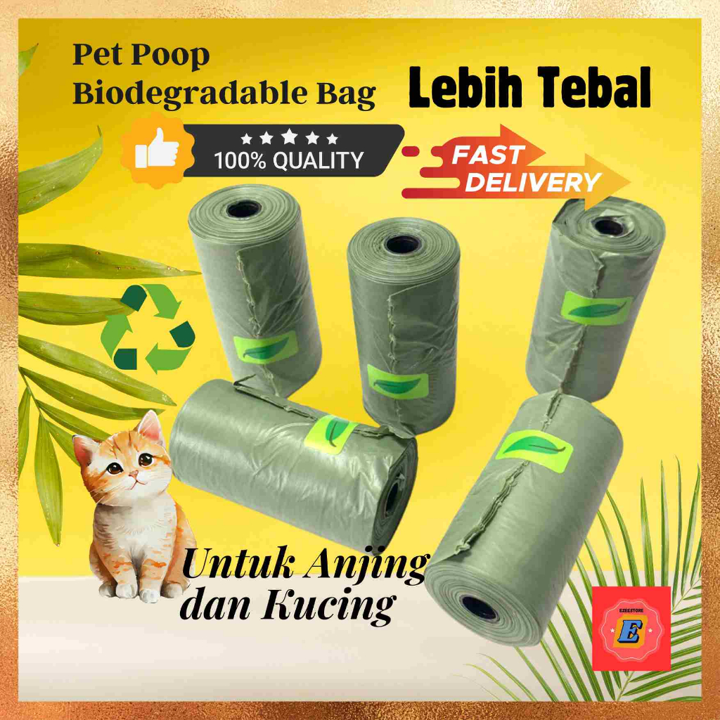 Garbage Cheap Pet Dog Poop Thick Strong Lightly Scented Bags Eco ...