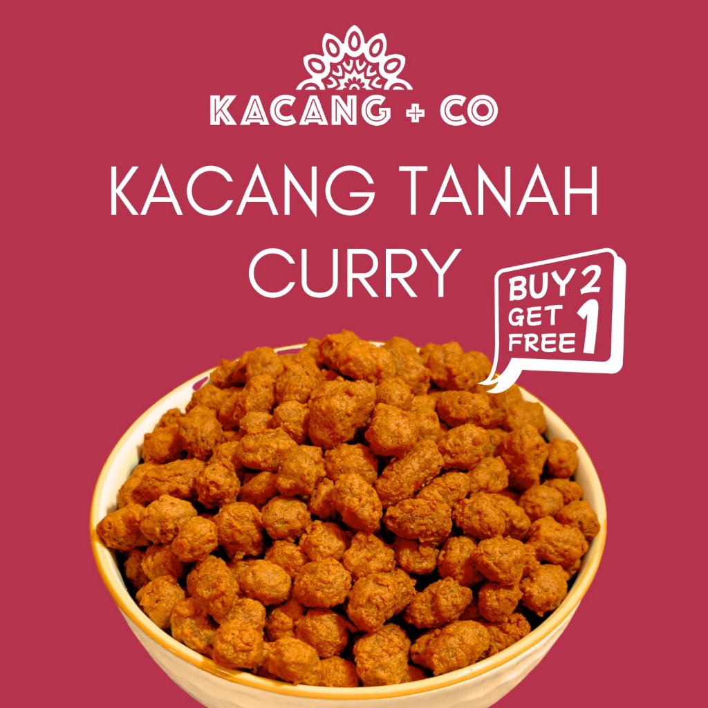 Kacang+CO Kacang Tanah Curry | Curry Ground Peanuts 咖喱花生 50G/160G/400G Local Malaysian ...