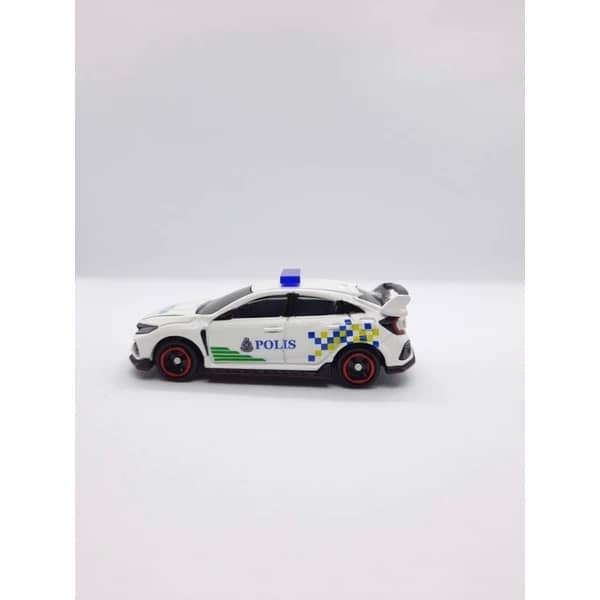 Polis Civic Type R Tomica 1 64 Scale Polis Malaysia 2018 Kereta Polis Diecast Car Model Police
