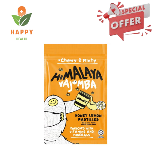 HIMALAYA VAJOMBA HONEY LEMON PASTILLES 10'S 25G | Shopee Malaysia