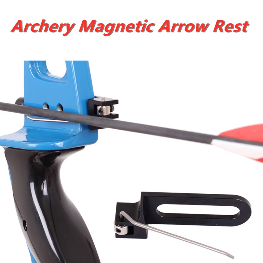 Archery Bow Magnetic Arrow Rest Stick to Metal Recurve Bow Riser ...