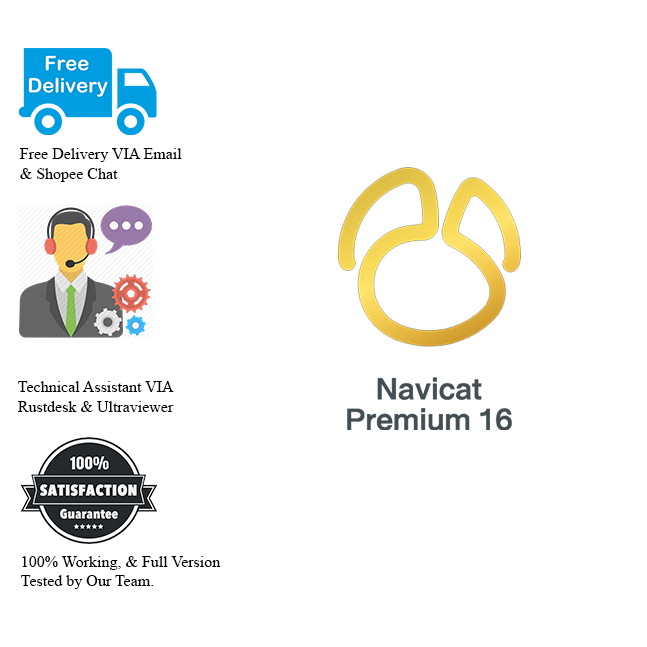 Navicat Premium 17 2024 Full Version | Shopee Malaysia