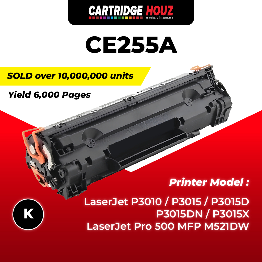 Compatible HP CE255A (55A) / Canon CART 324 Toner Ink Printer Dakwat ...