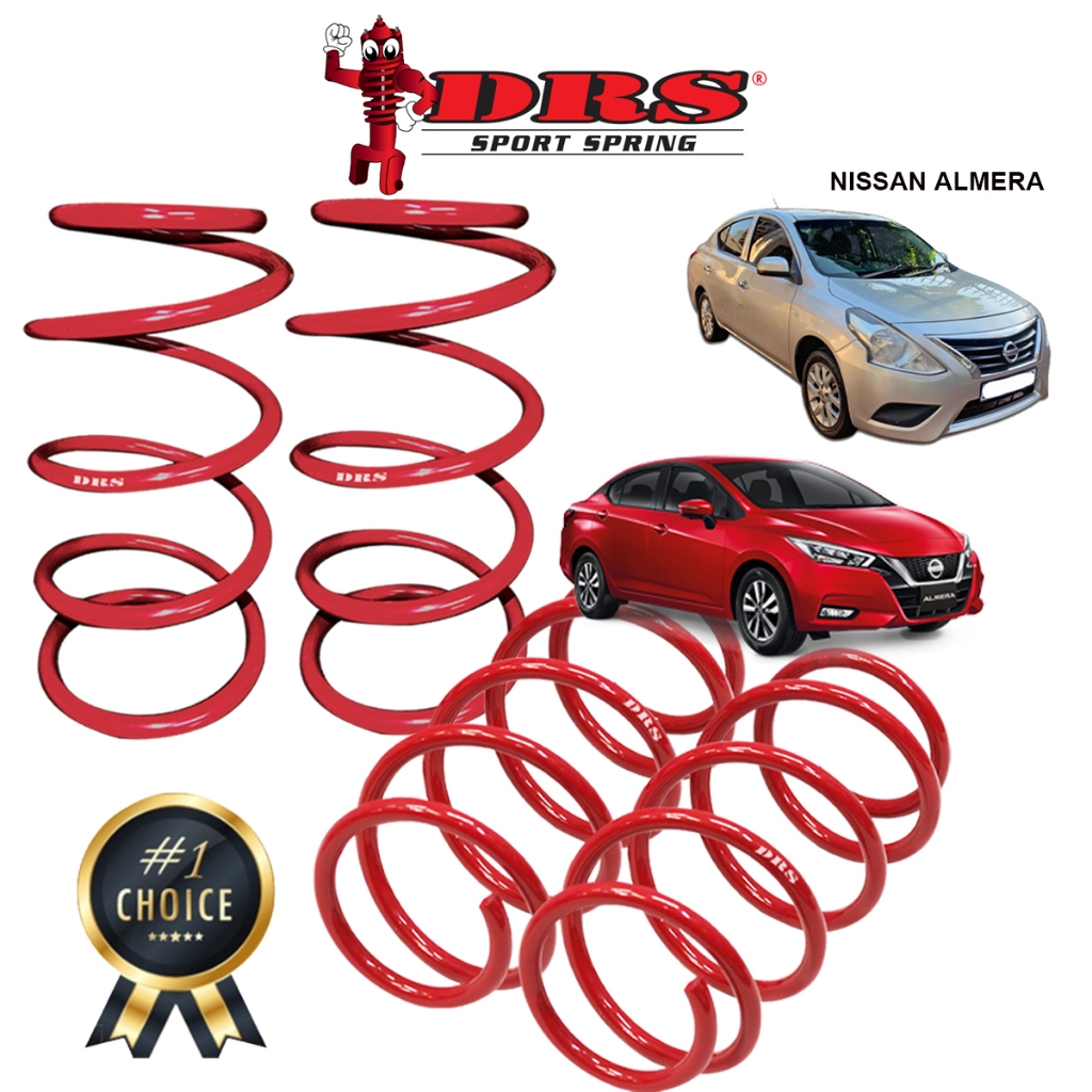 🔥DRS XP SERIES SPORT LOWER SPRING SET NISSAN ALMERA | Shopee Malaysia