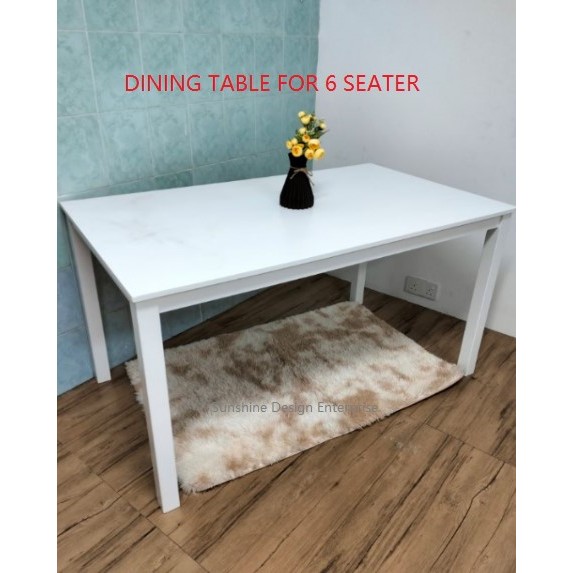 Sunshine Dining Table SQ Leg (SDE0075) | Shopee Malaysia
