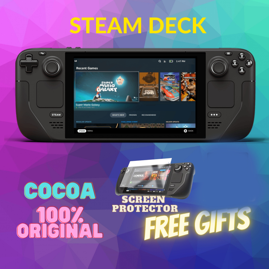 【Ready Stock】Steam Deck Handheld Gaming Console 64/256/512GB Original ...