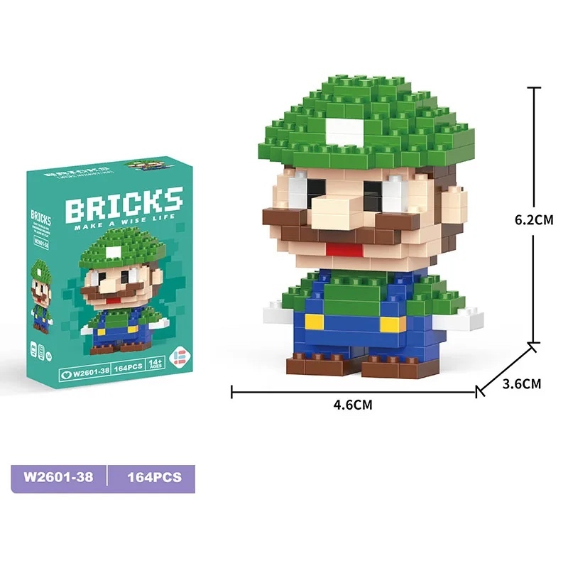 Building Block Nano Bricks Cute Cartoon (Make A Wise Life) 5mm & 8mm 14 ...