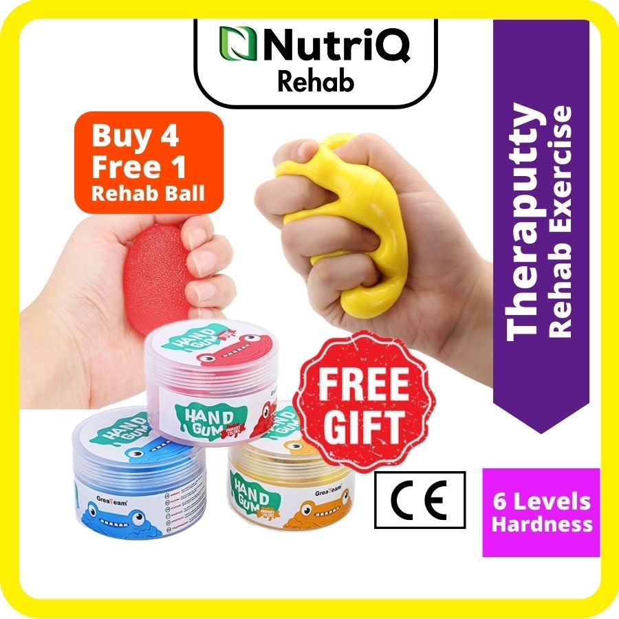 Theraputty Finger Hand Exercise Physio Rehab Training Stroke ...