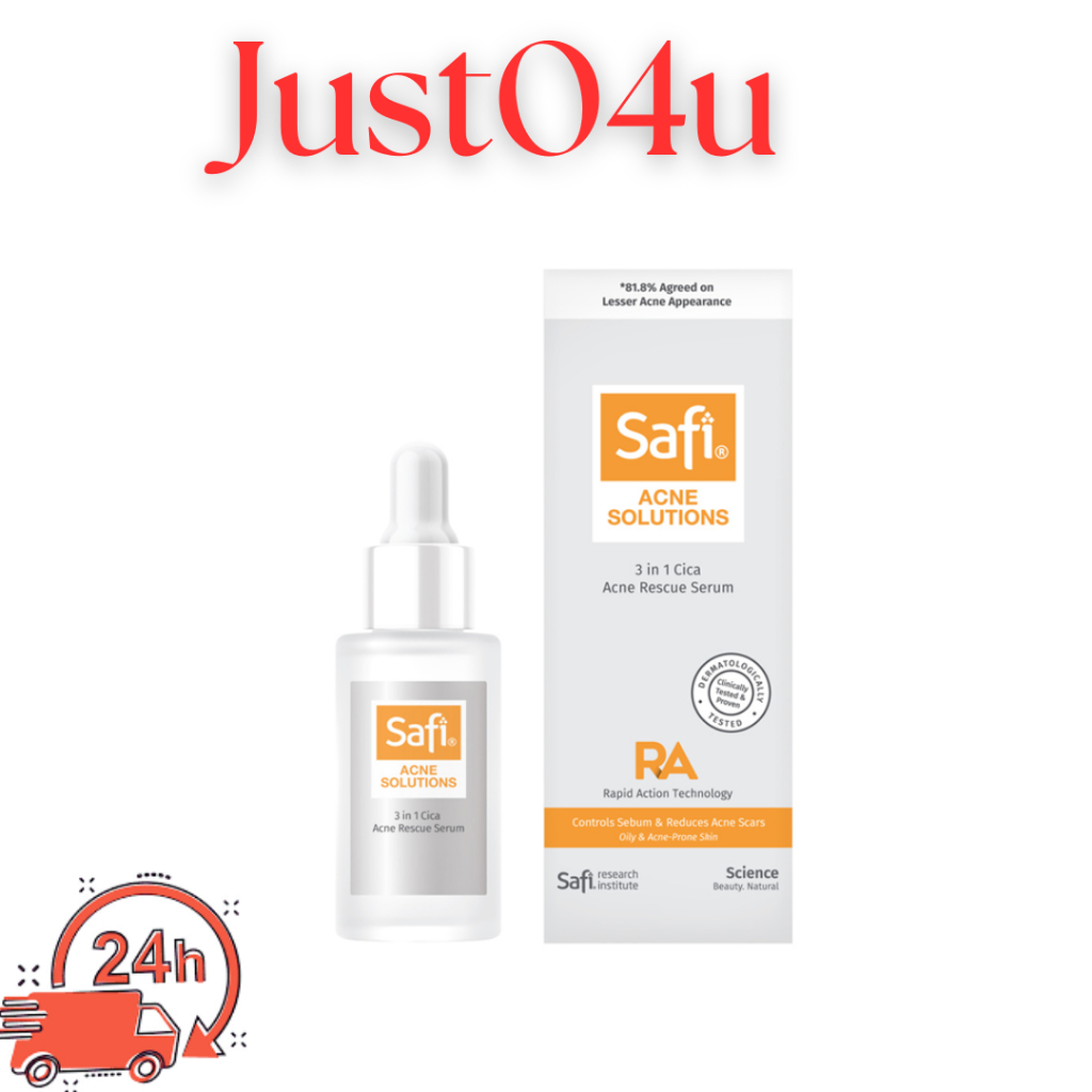 Safi Acne Solutions 3IN 1 Cica Acne Rescue Serum 30ml | Shopee Malaysia