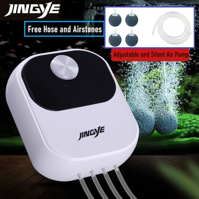Jingye Super Silent Oxygen Adjustable Air Pump (New Model) YE-618 YE-621 YE-622 YE-623 YE-641 YE ...
