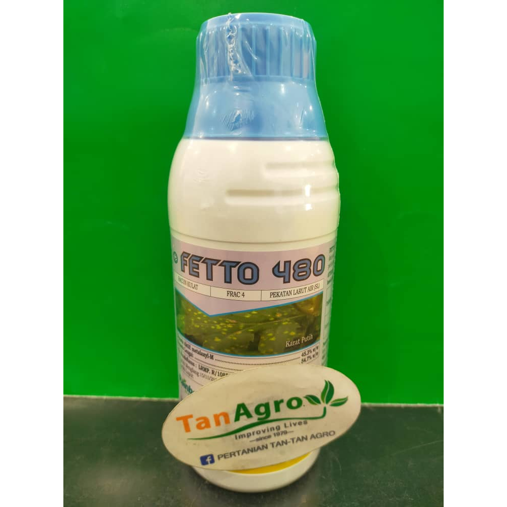 👉🏻ASLI👈🏻 Rainbow Racun kulat Fetto 480 (A.i: metalaxyl-M 45.3%) 500ml ...